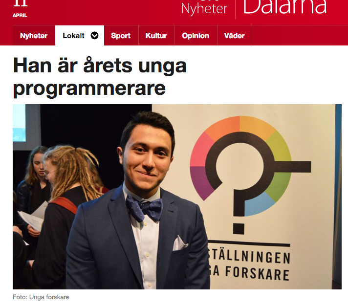 Årets unga programmerare utsedd! | Wasabi Web